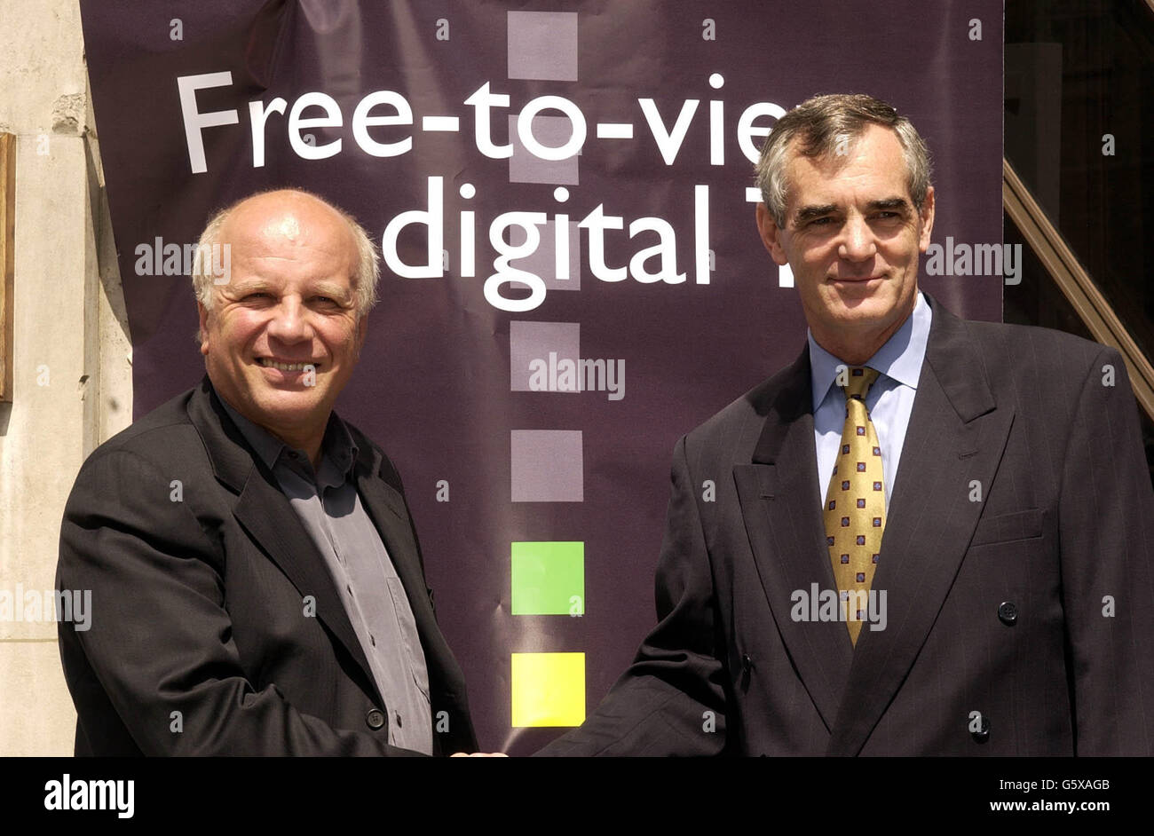 BBC Director General Greg Dyke (left) and Peter Abery, President of ...