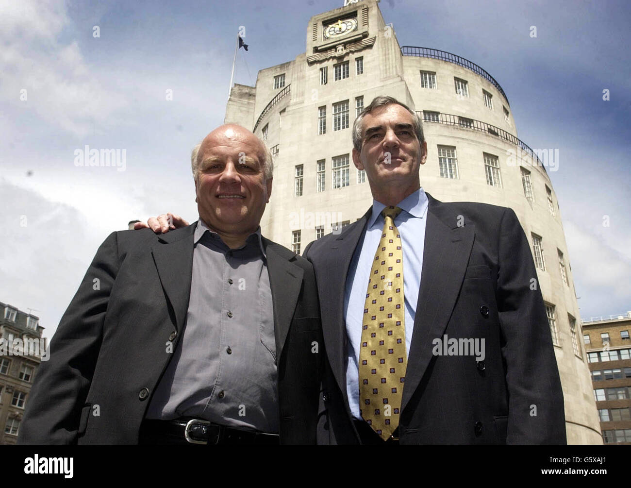 BBC Director General Greg Dyke (left) and Peter Abery, President of ...