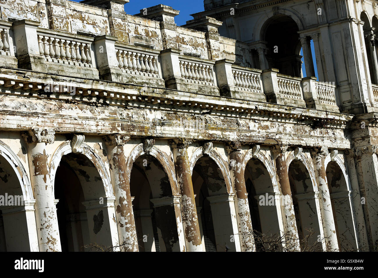 A view of the 180-year-old Grade II listed Trentham Hall, in Trentham ...