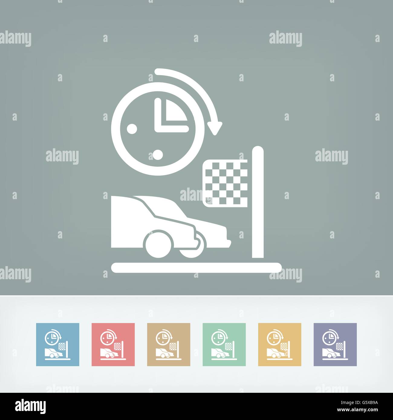 Car race icon Stock Vector Image & Art - Alamy