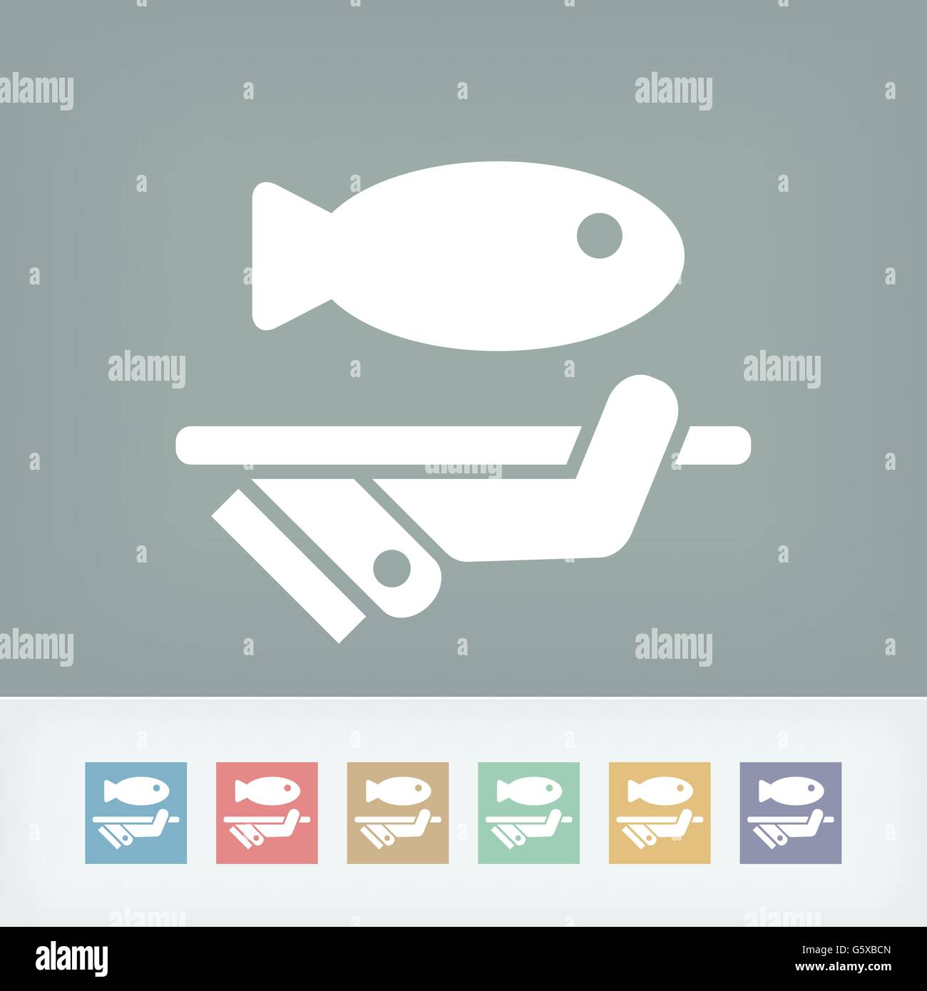 Fish vendor Stock Vector Images - Alamy