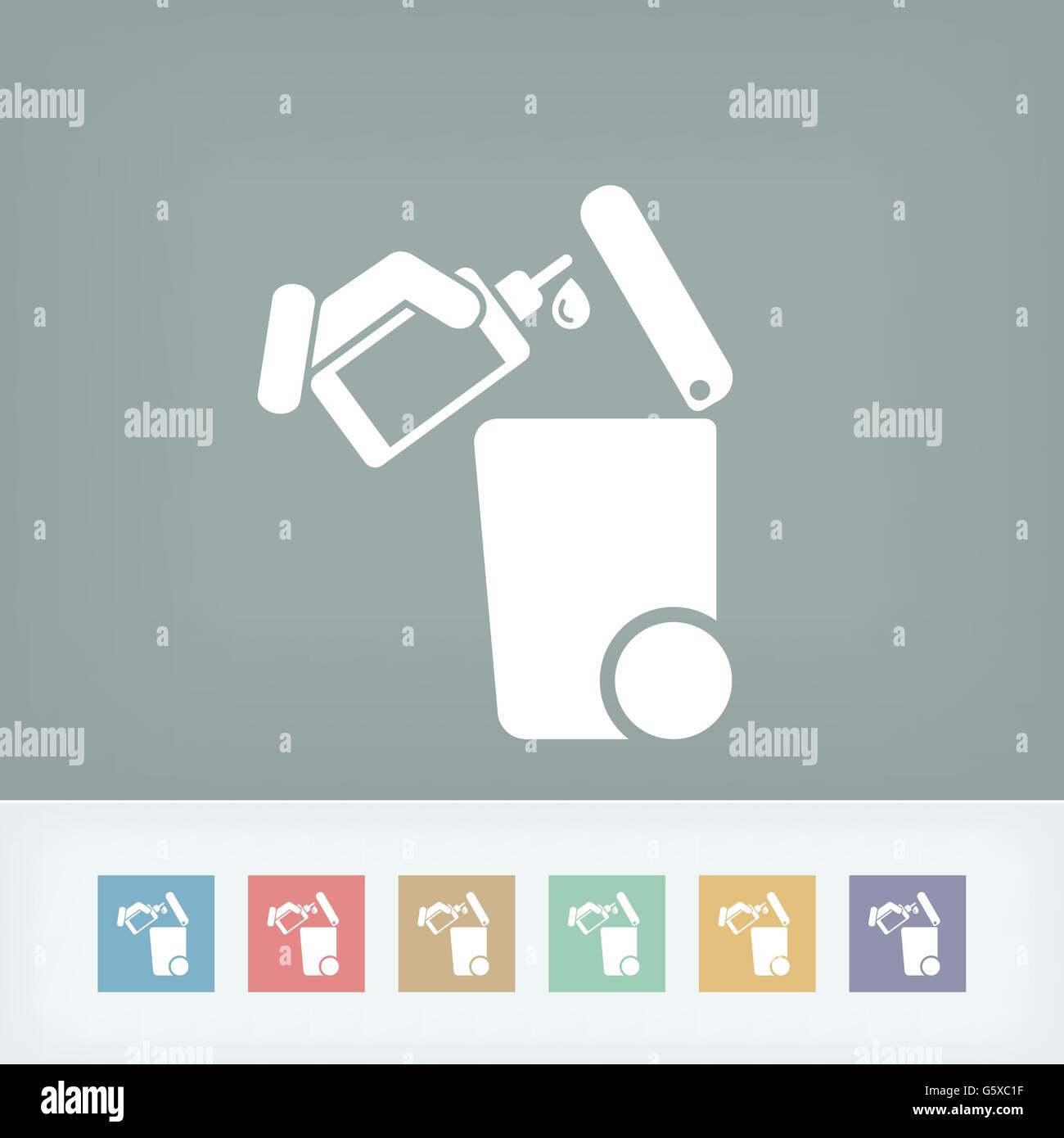 Separate waste collection icon Stock Vector Image & Art - Alamy
