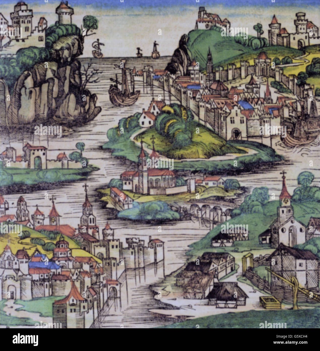 Woodcut Of Michael Wolgemut High Resolution Stock Photography and ...