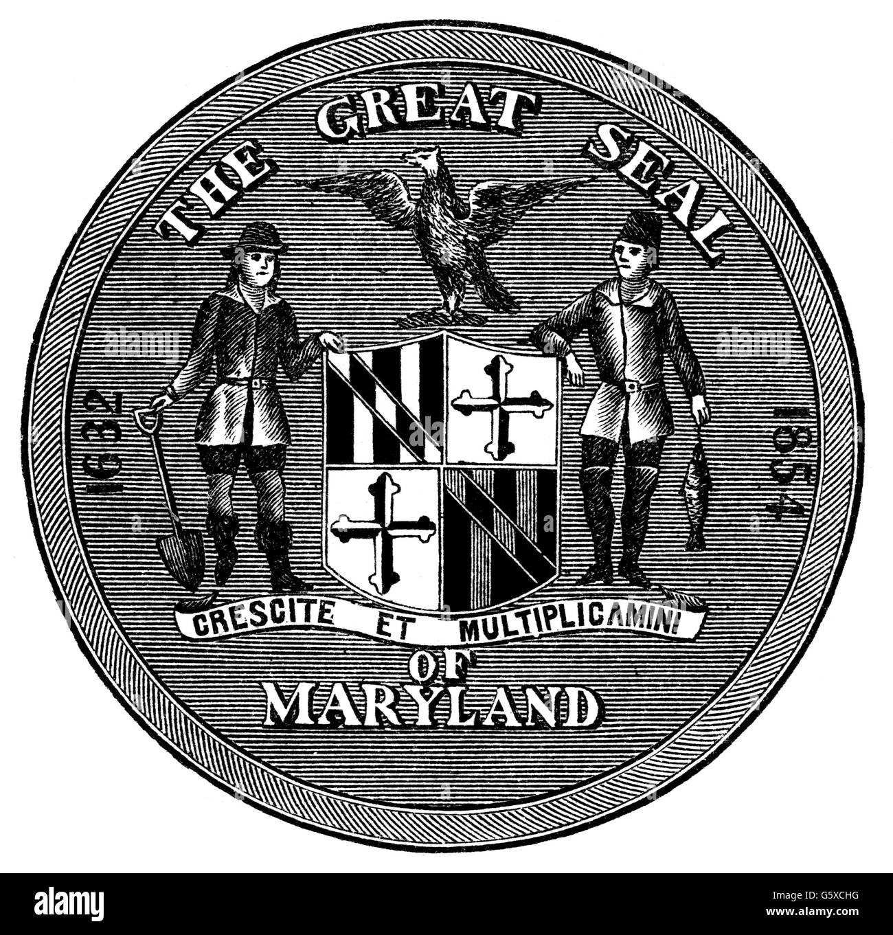 The great seal of usa Black and White Stock Photos & Images - Alamy