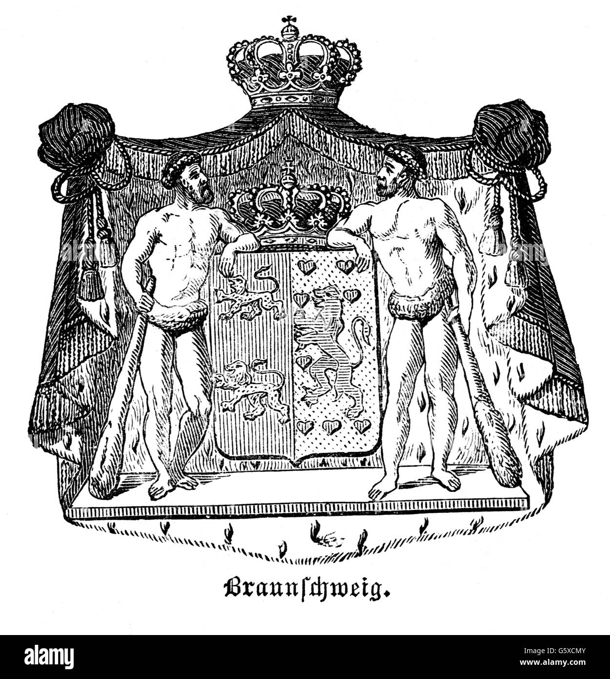 Brunswick coat of arms hi-res stock photography and images - Alamy