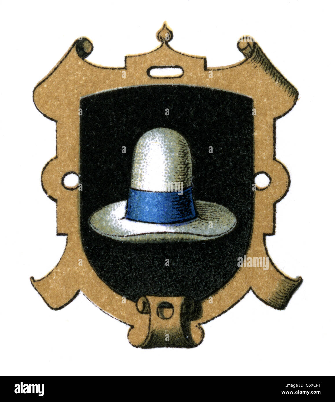heraldry, coat of arms, guild coat of arms, Germany, hatmakers ...