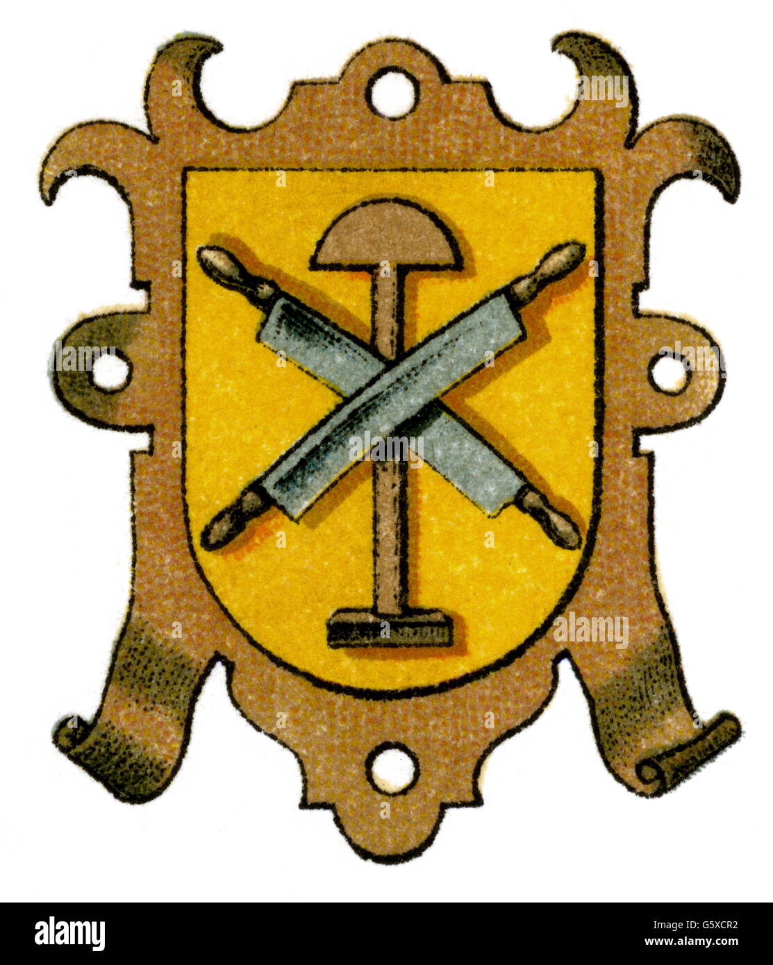 heraldry, coat of arms, guild coat of arms, Germany, tanners ...