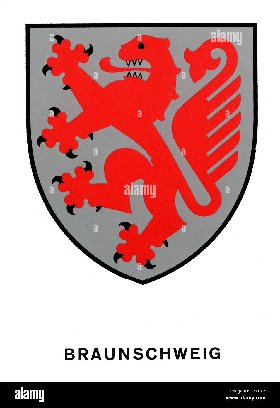 coat of arms / emblems, Brunswick, city arms, Lower Saxony, Germany ...