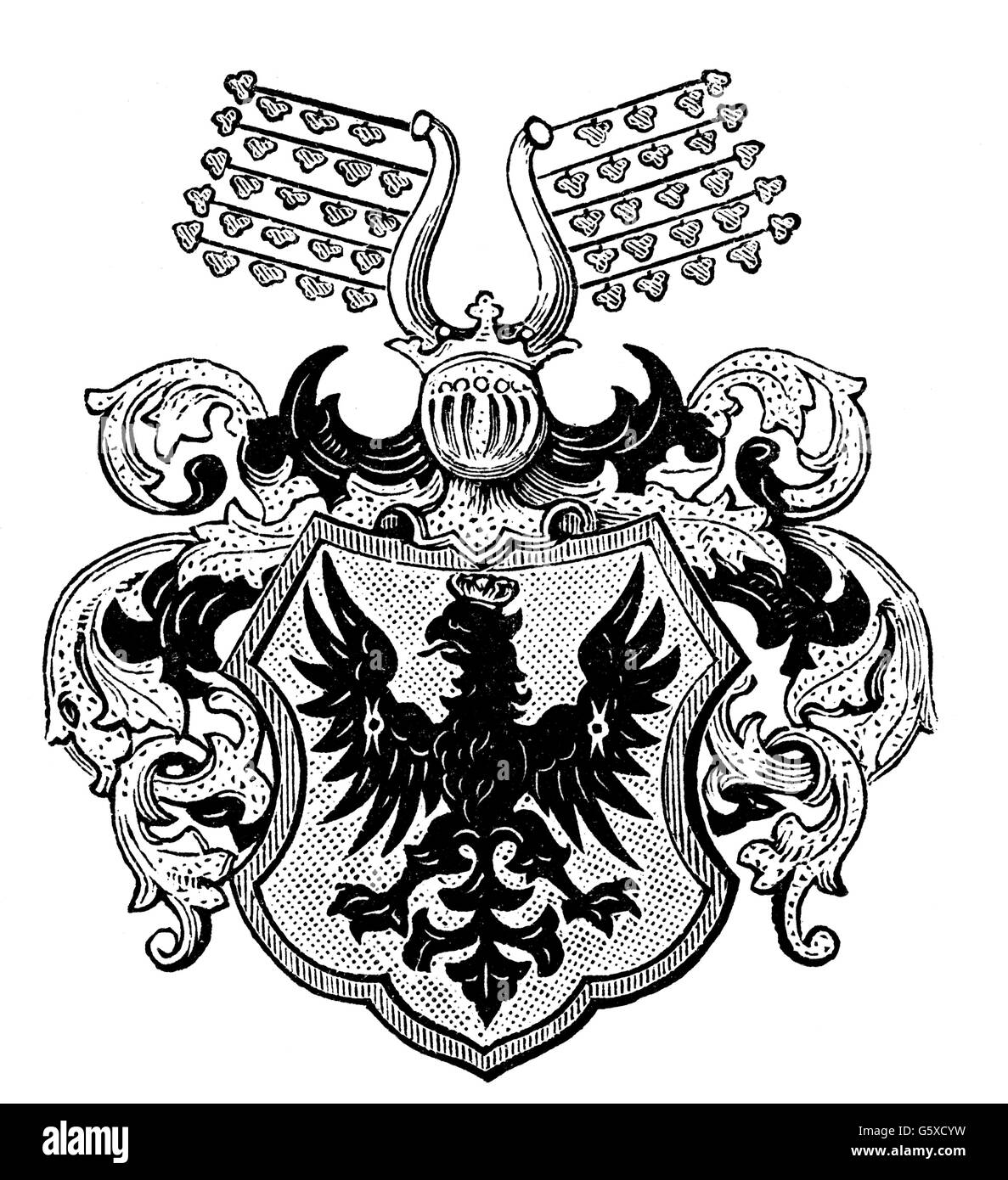 Coat of arms of the kingdom of saxony hi-res stock photography and ...