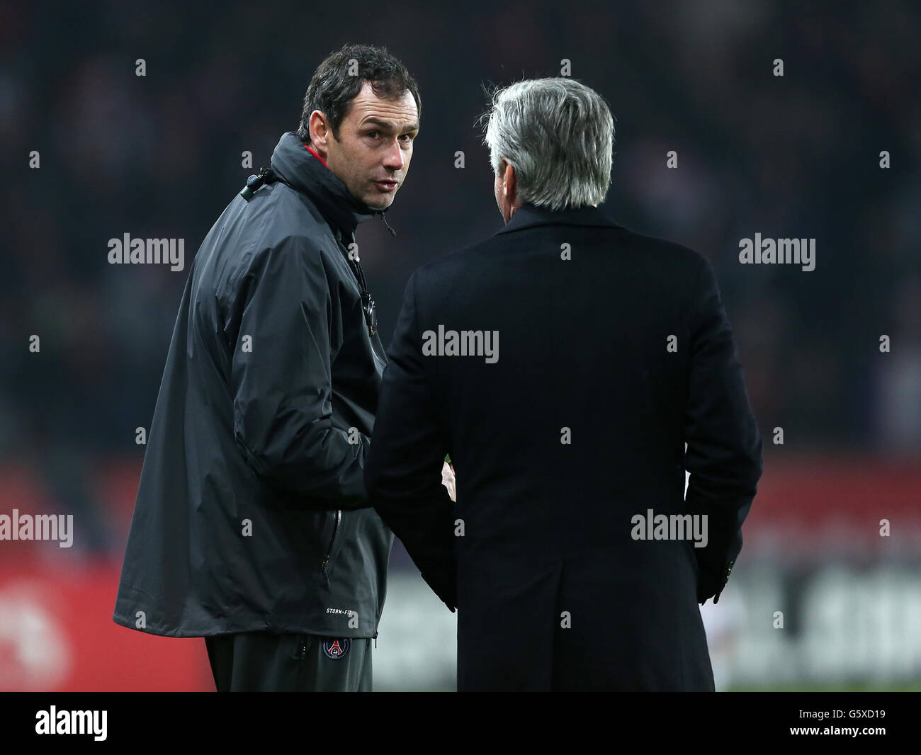 Paris saint germain assistant coach paul clement hi-res stock ...