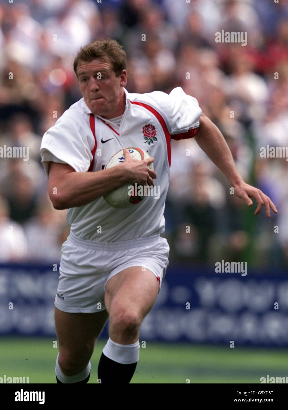 Italy v England - Tindall. Mike Tindall of England during the Lloyds ...