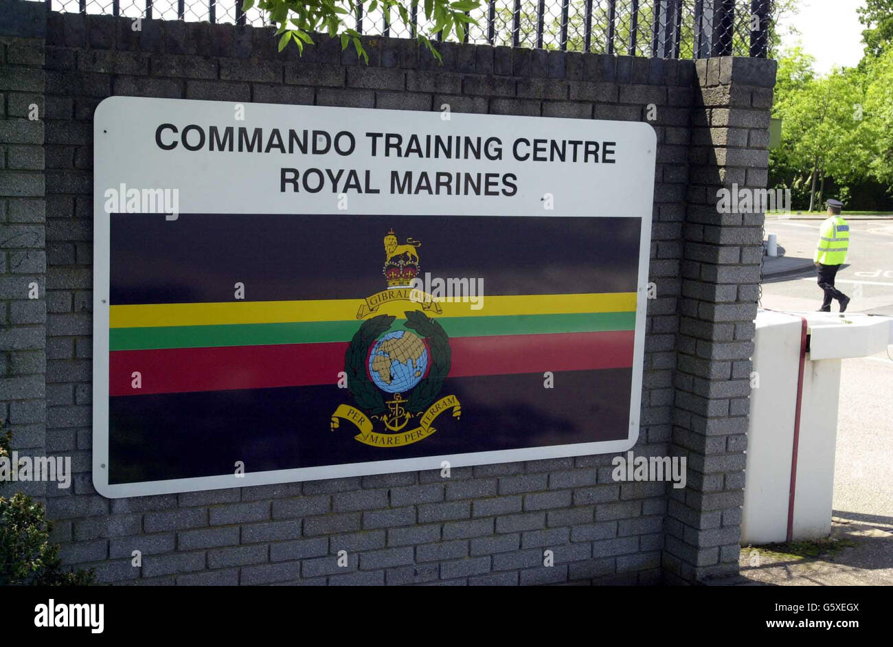 Royal Marines training centre Stock Photo - Alamy