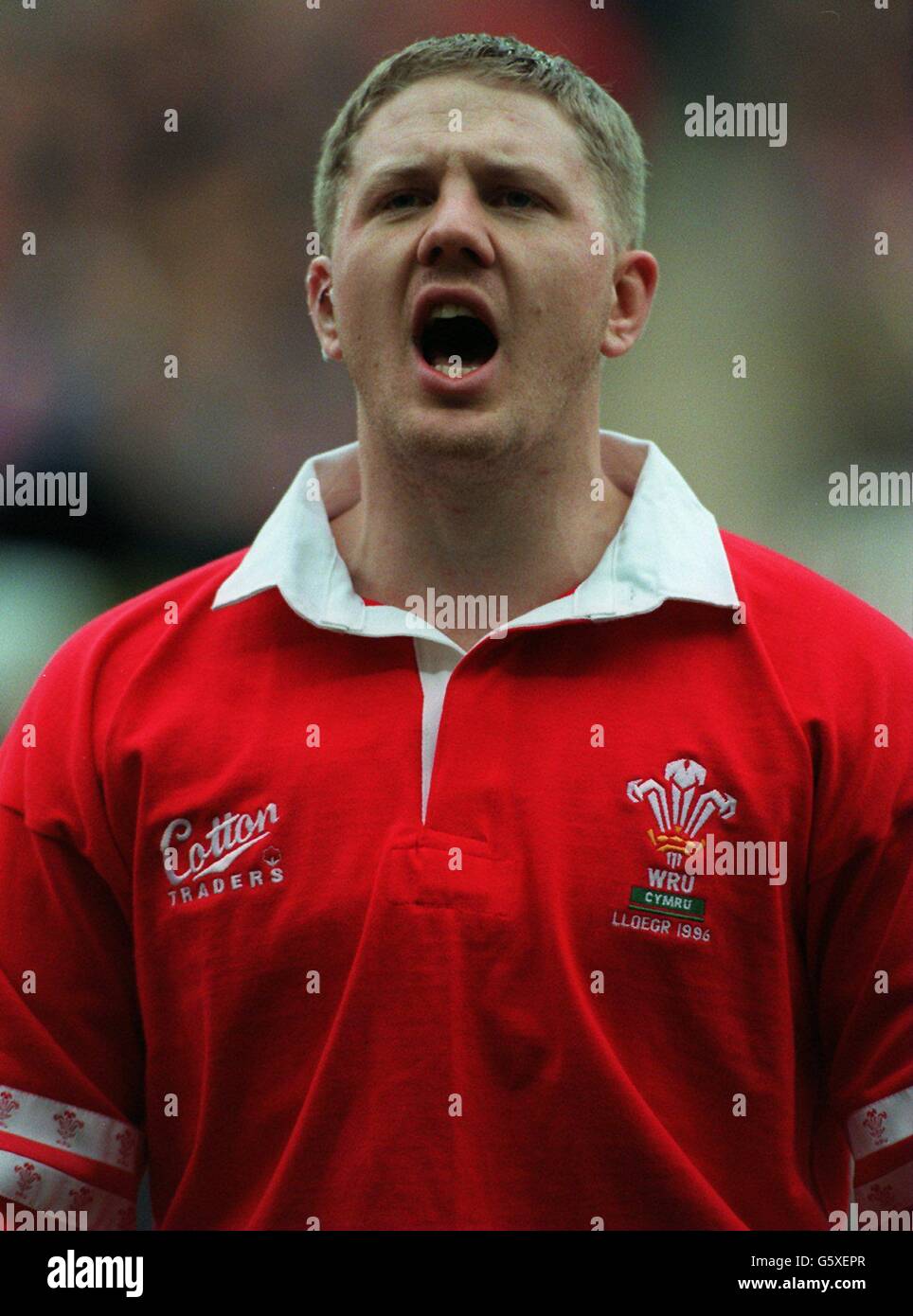 England v Wales. Rugby Union. Gwyn Jones, Wales Stock Photo - Alamy
