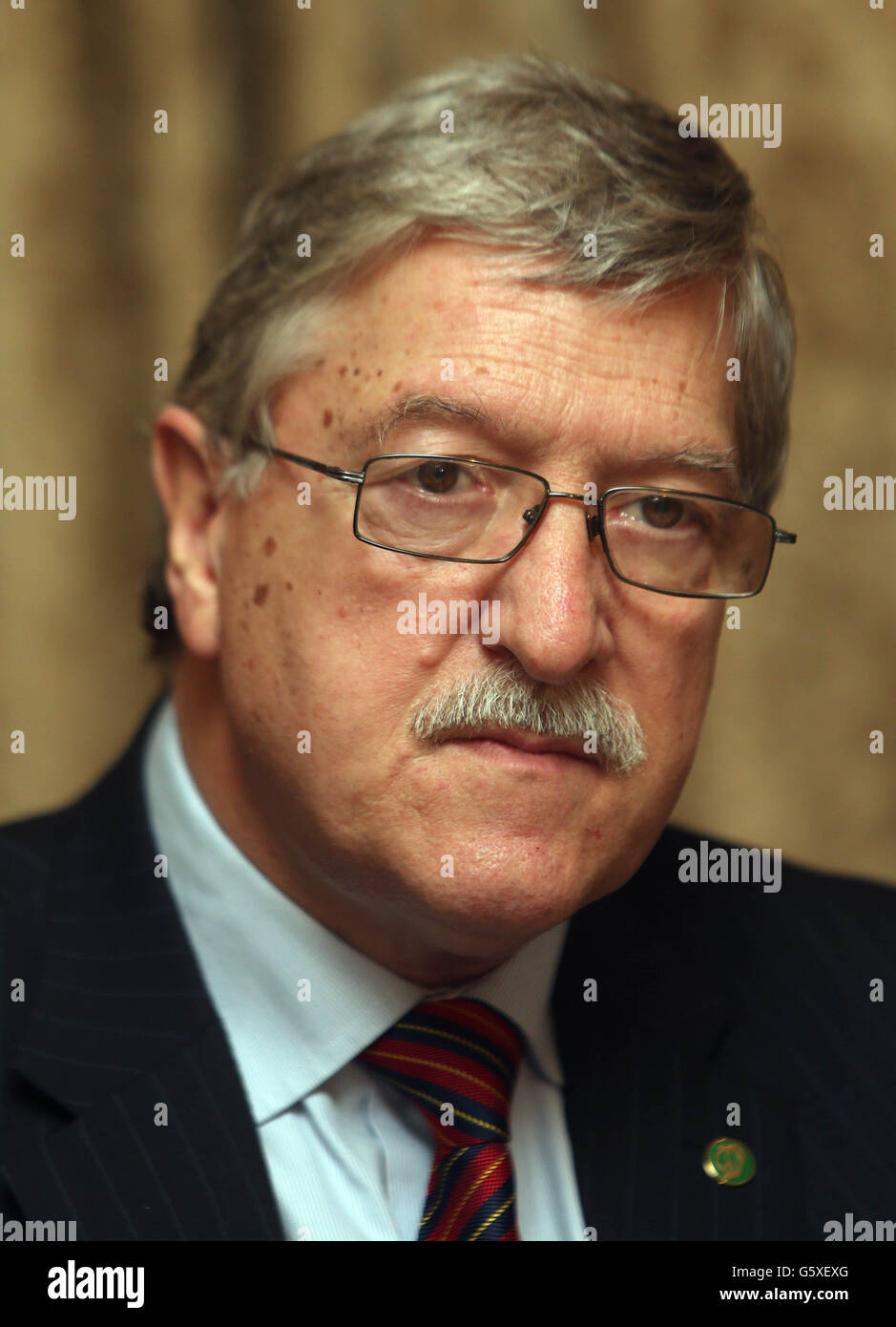 Roger Cole, Chair of the Peace and Neutrality Alliance speaking at a ...