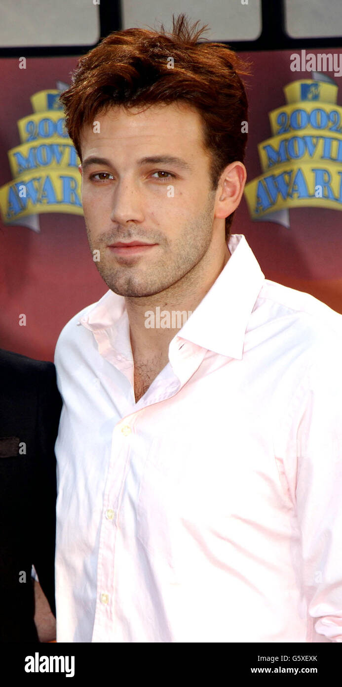 MTV Movie Awards Affleck Stock Photo - Alamy