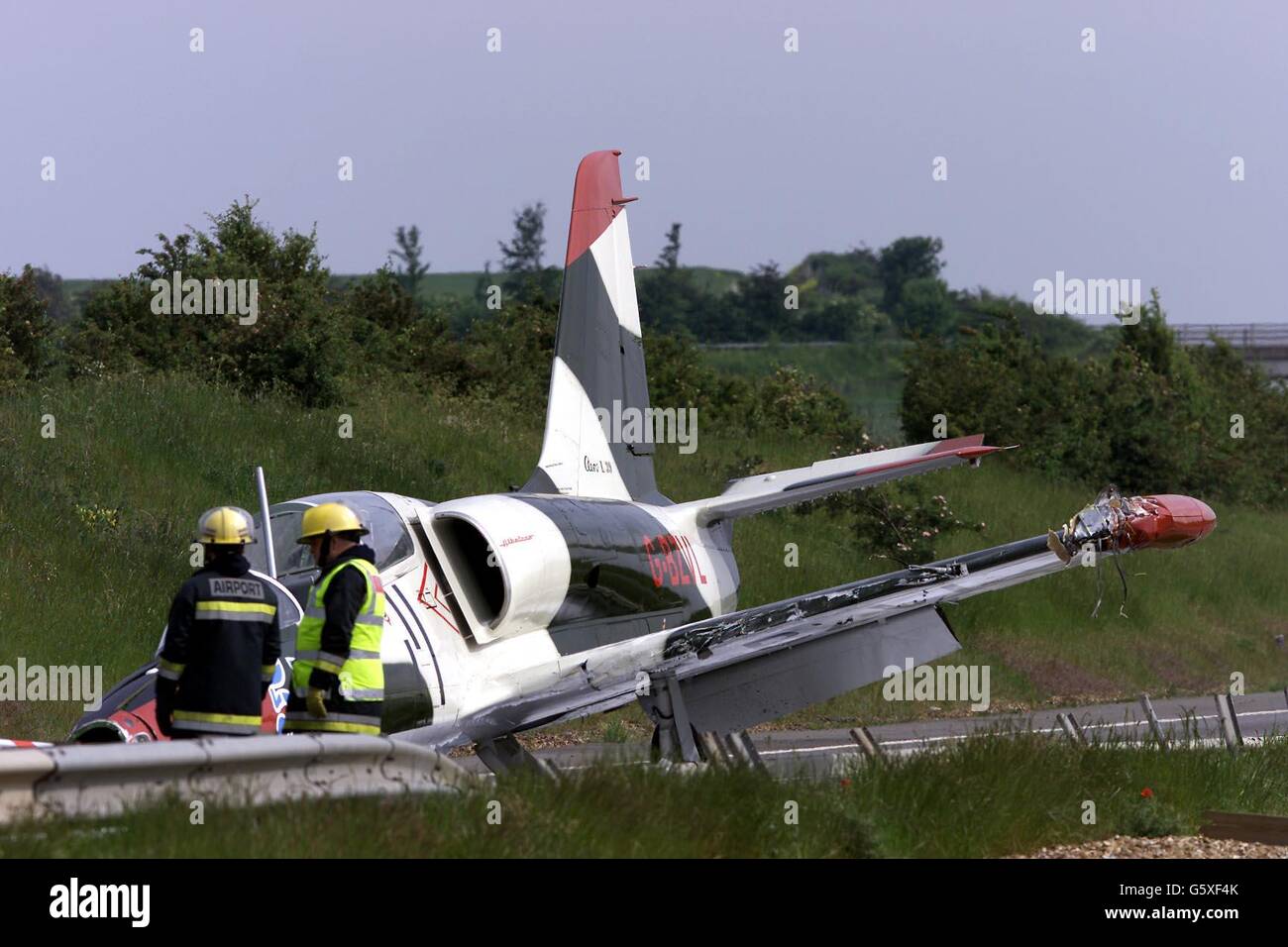 Air Crash scene Stock Photo - Alamy