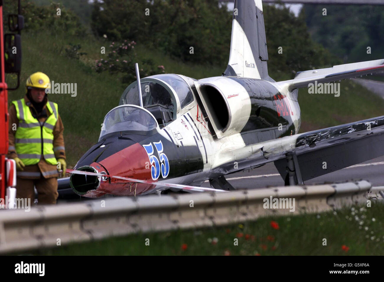Air Crash scene Stock Photo - Alamy