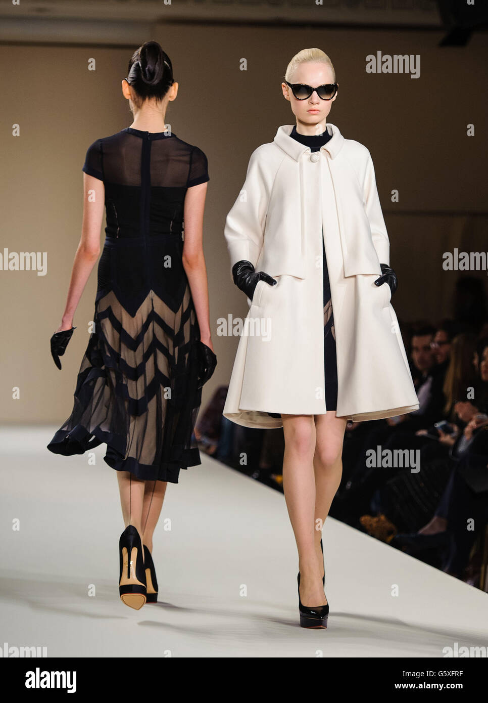 Models on the catwalk at the Temperley London catwalk show on day three ...