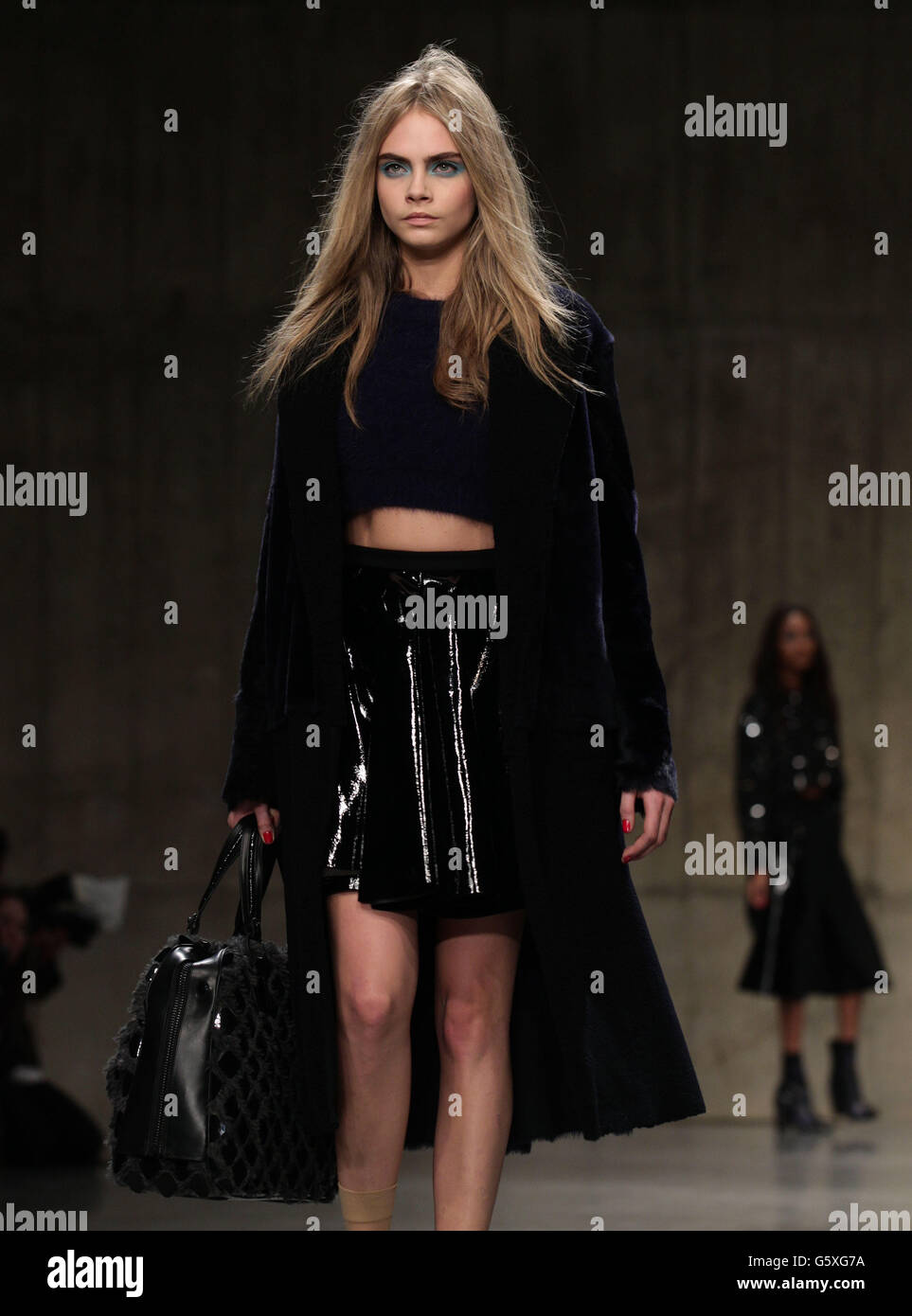 Unique Catwalk - London Fashion Week 2013 Stock Photo - Alamy