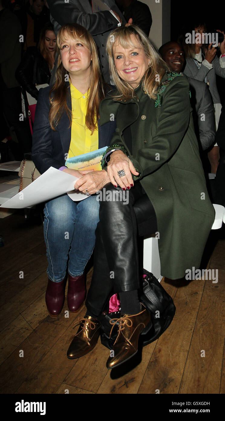 Lesley Lawson (Twiggy) with her daughter Carly Witney attend the ...