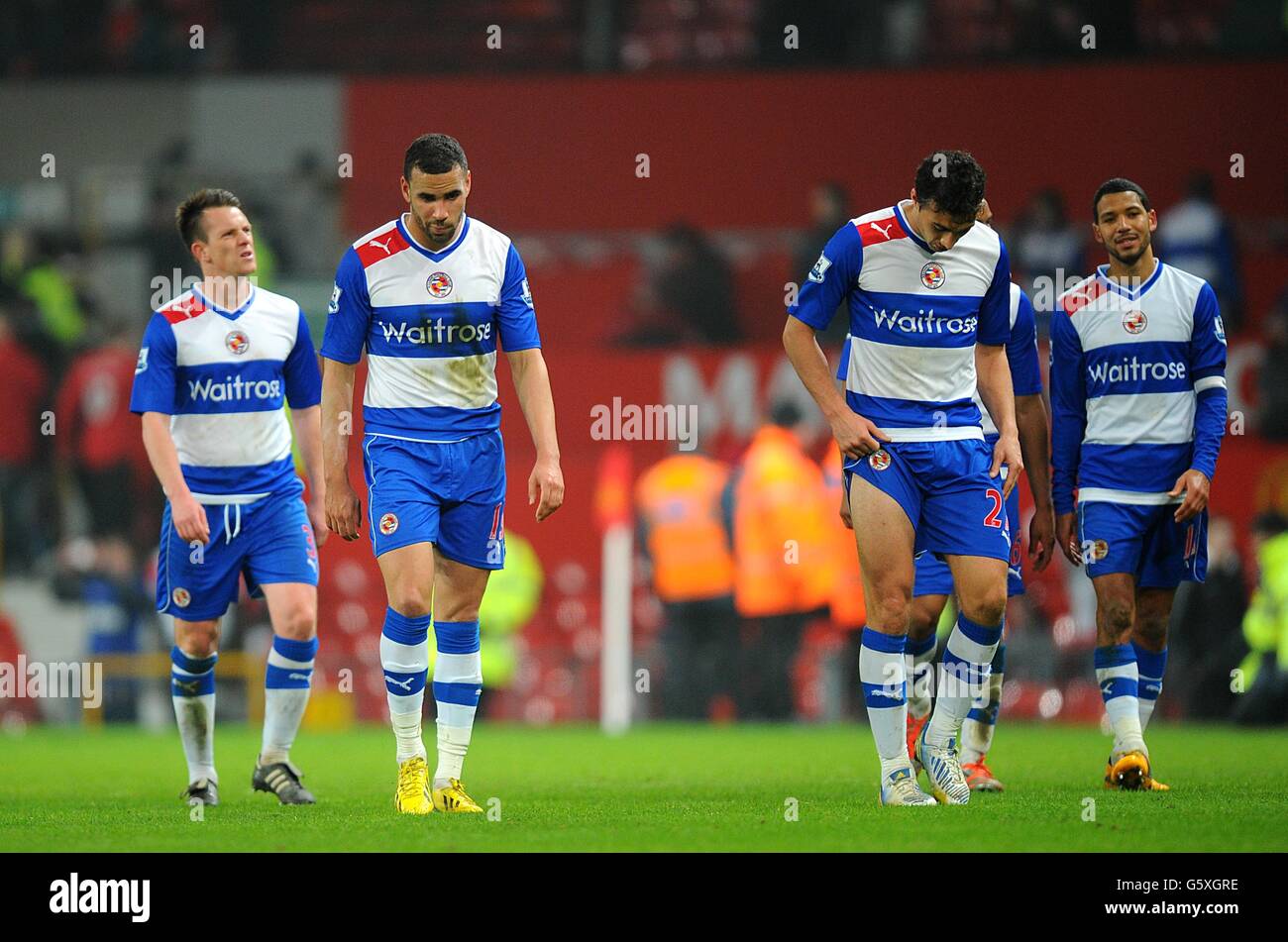 (left to right) Reading's Nicky Shorey, Hal Robson-Kanu, Stephen Kelly ...