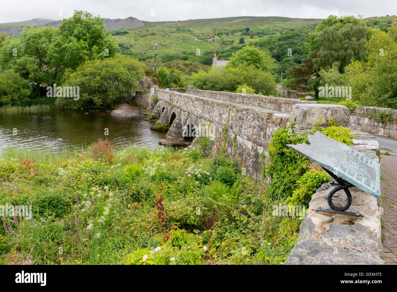 Pont Pen-Llyn Bridge Stock Photo - Alamy