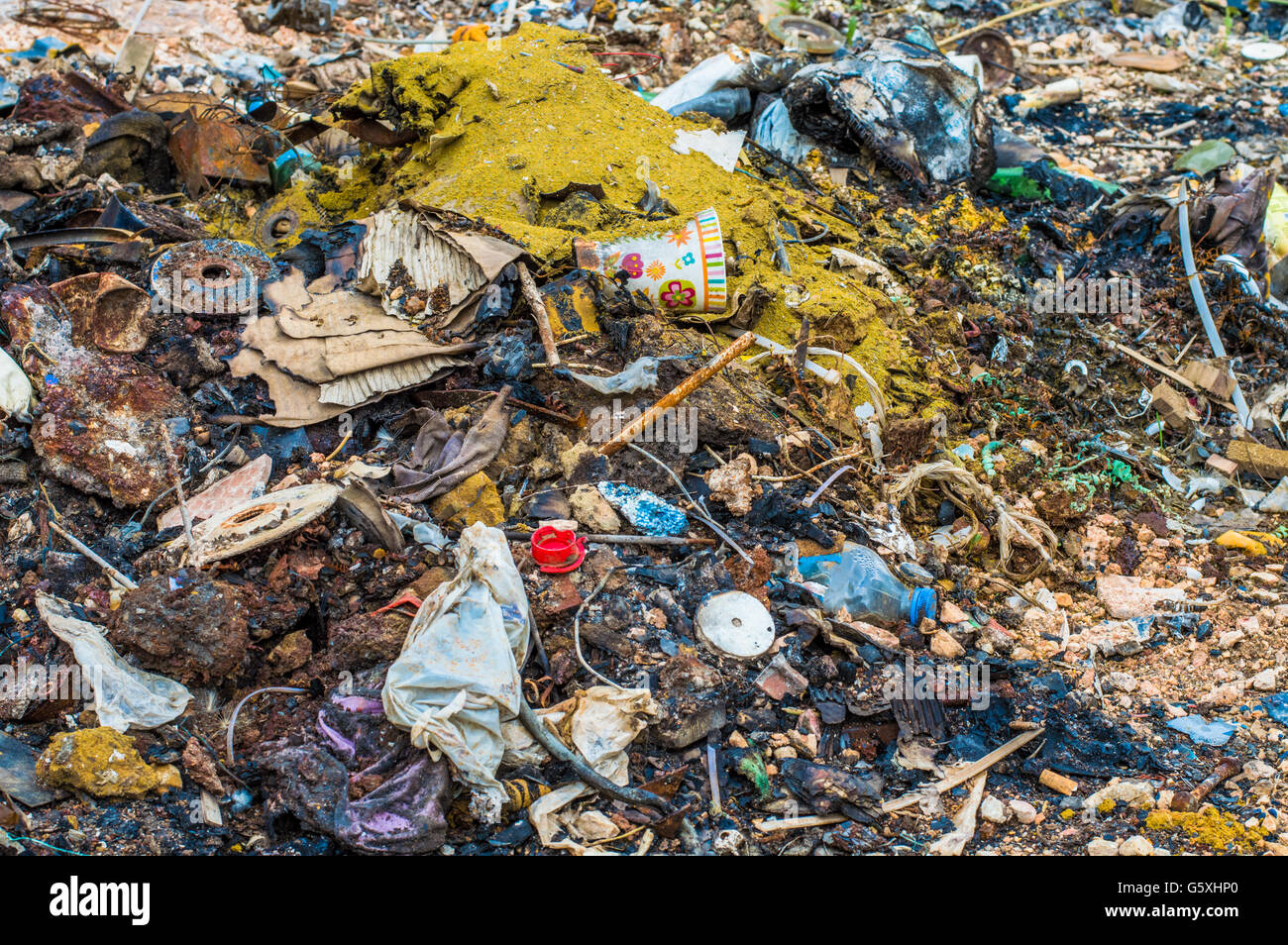 Dumping Trash Outdoors Stock Photo - Alamy
