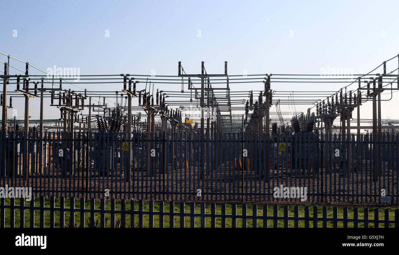 North Hyde National Grid Substation In Hayes High Resolution Stock ...