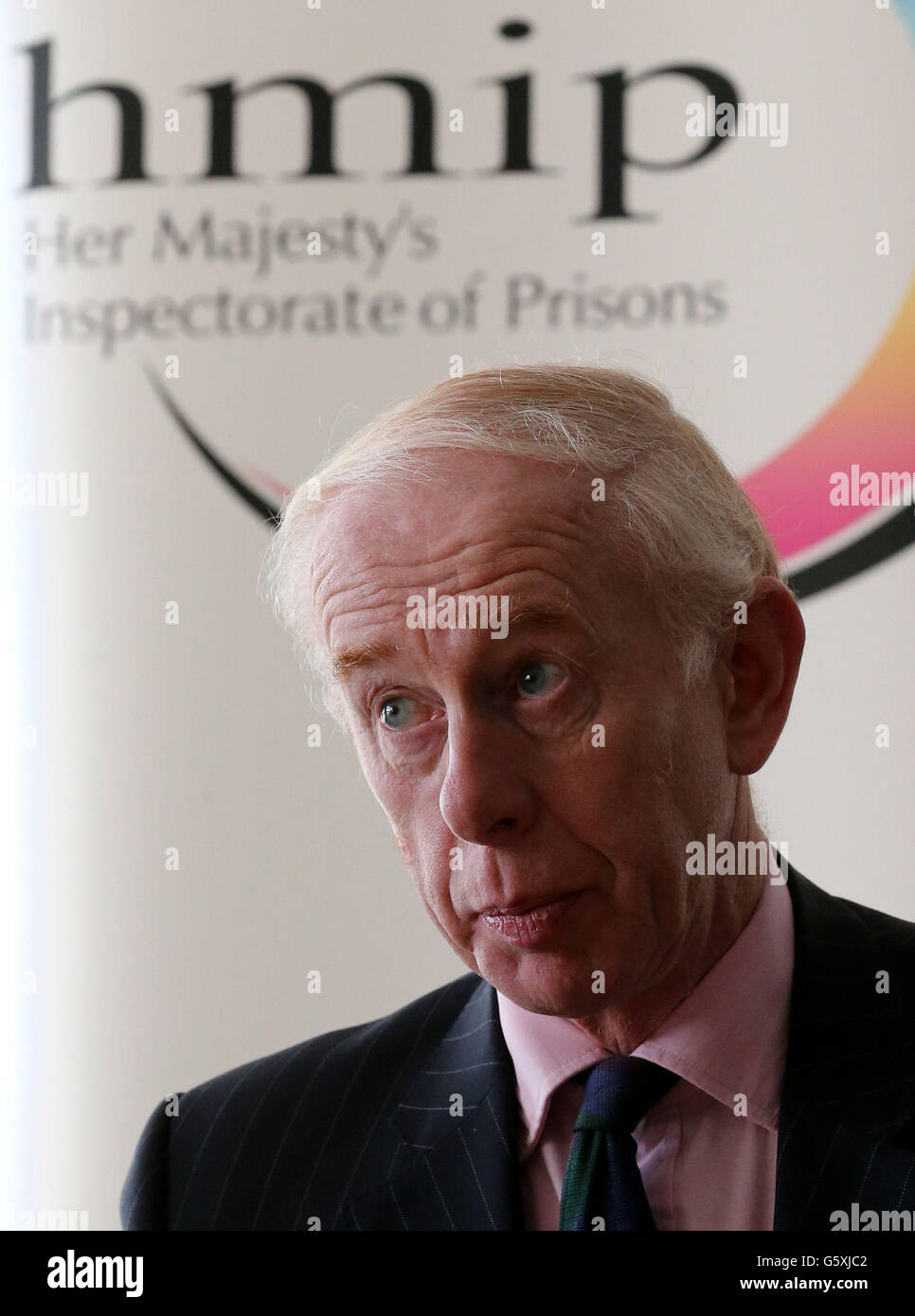 Chief Inspector of Prisons Brigadier Hugh Monro during his inspection ...