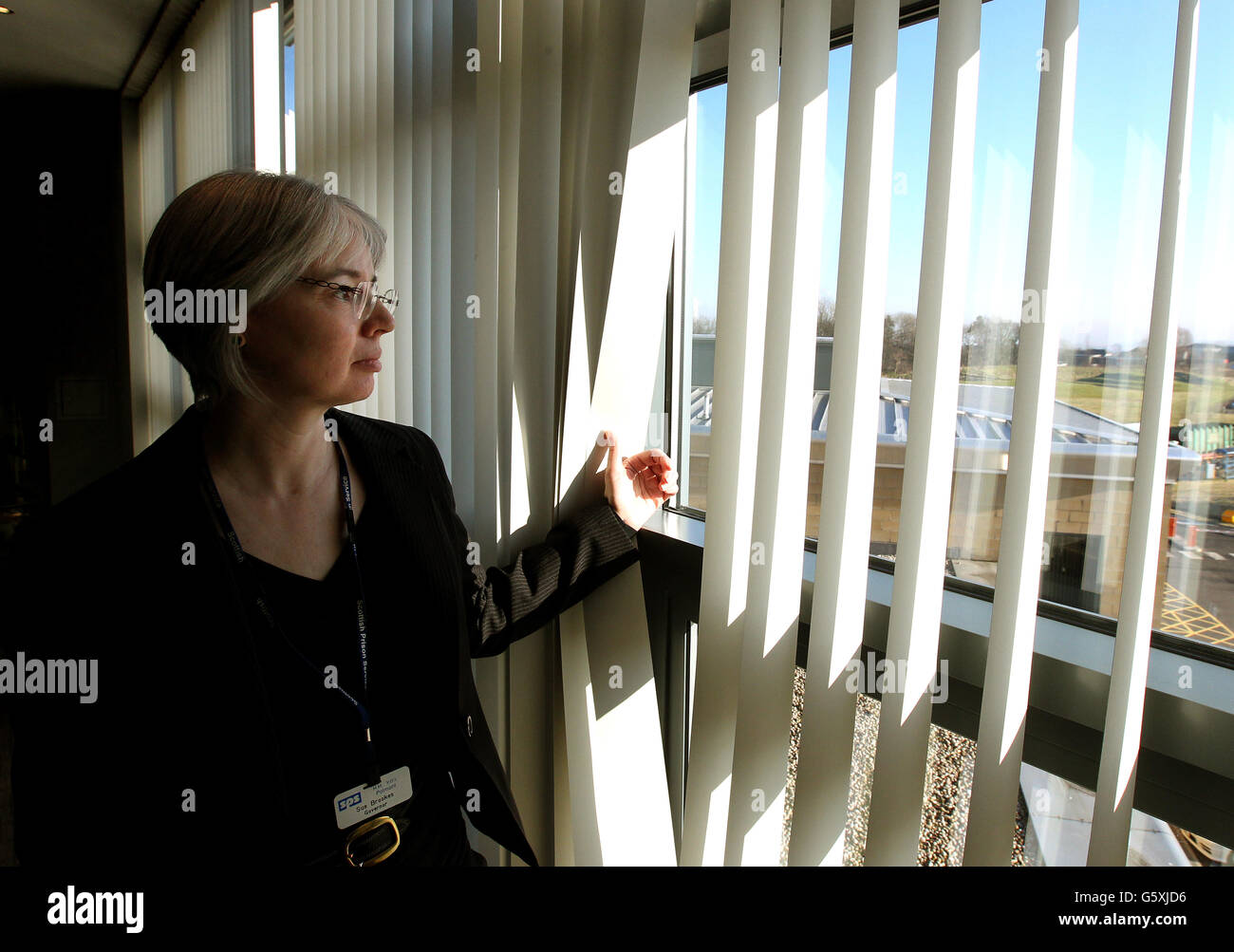 HM Young Offenders' Institution Polmont Governer Sue Brookes looks on ...