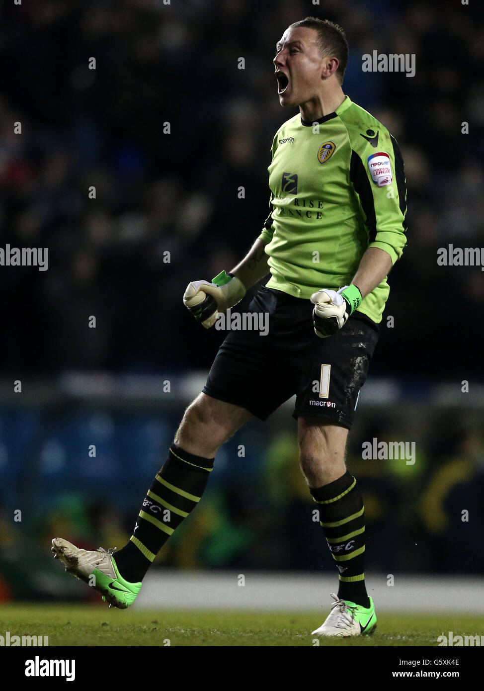 Soccer football league championship leeds united blackpool elland road ...
