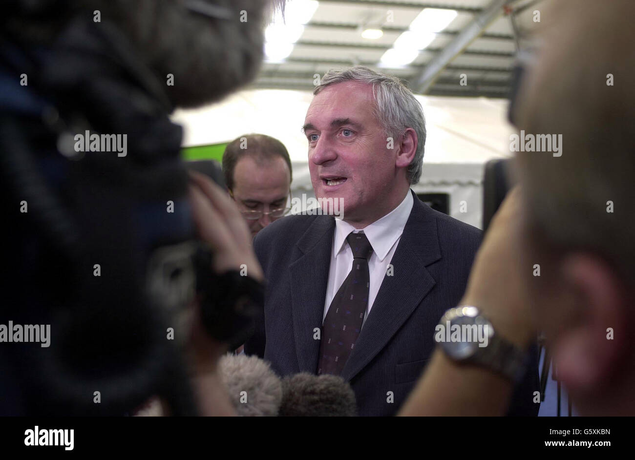 Irish Taoiseach Bertie Ahern talks during the British-Irish Council ...
