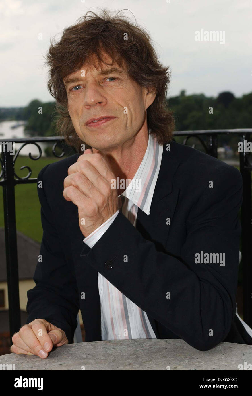 Rolling Stone Mick Jagger pictured in south-west London on the day that ...