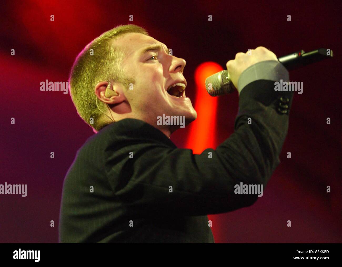 Ronan Keating - Wembley Arena. Irish pop singer Ronan Keating ...