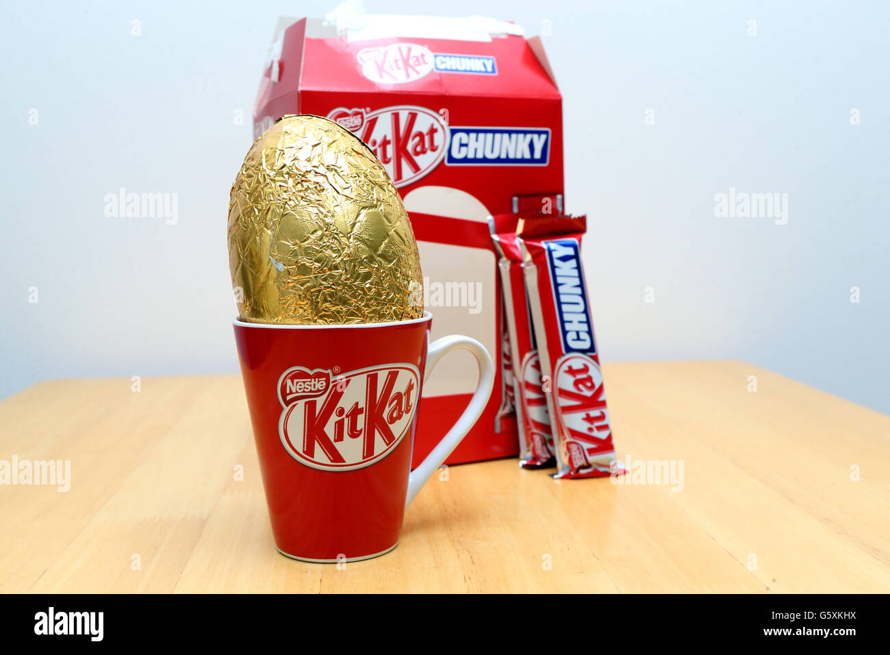 Nestle Stock. A General Picture of Nestle Kit Kat Easter egg Stock ...
