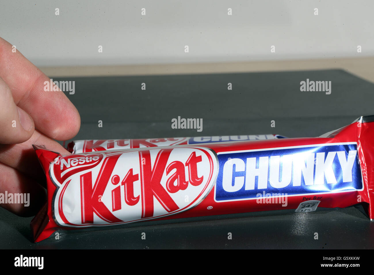 A General Picture of Nestle Kit Kat Chunky chocolate bar Stock Photo ...