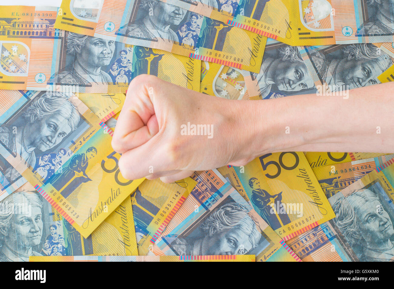 Australian dollar banknote hi-res stock photography and images - Alamy