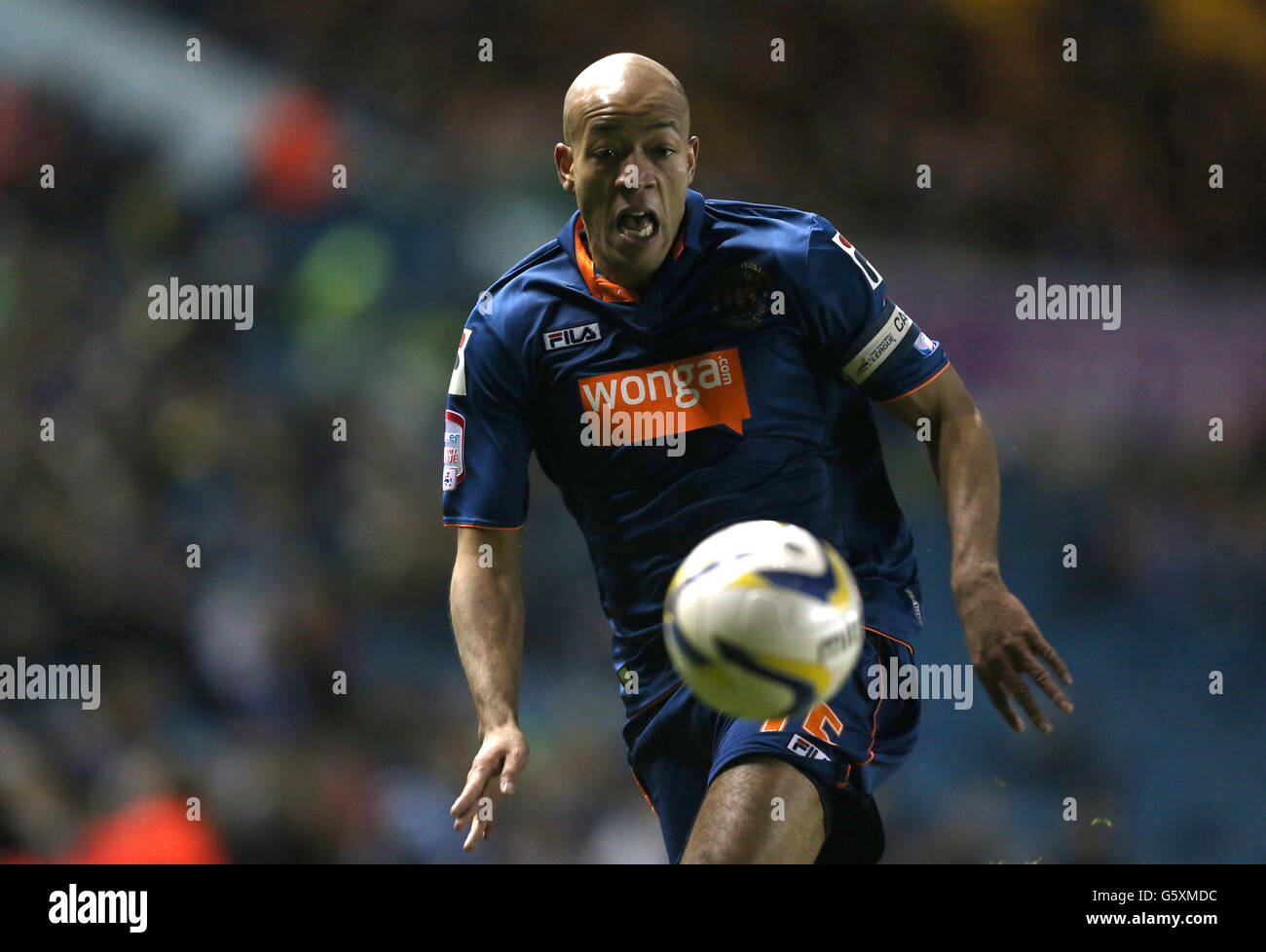 Soccer Football League Championship Leeds United Blackpool Elland Road ...