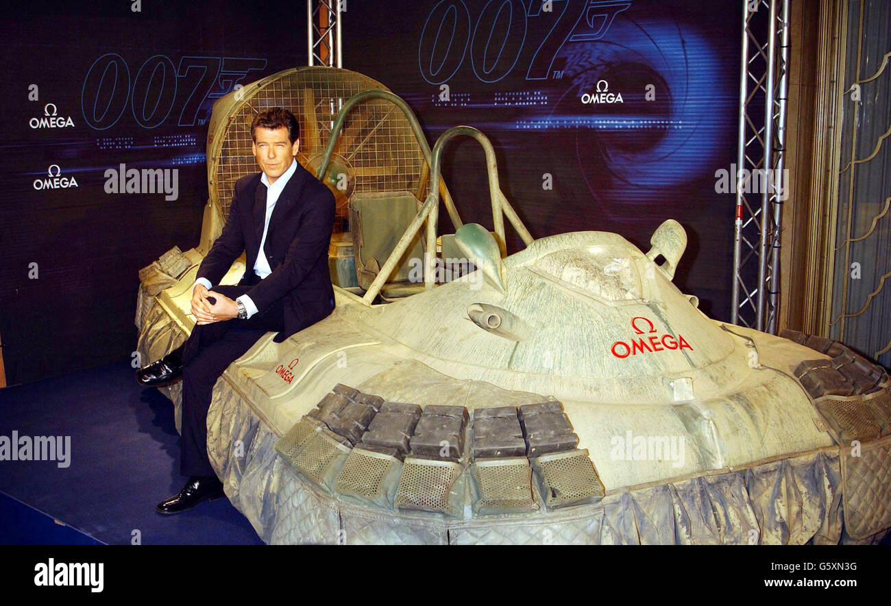 Brosnan Omega watch promotion Stock Photo - Alamy
