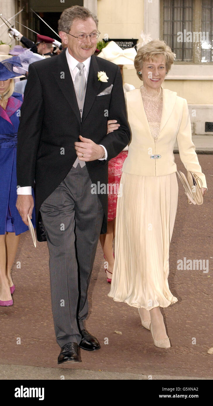 The Duchess of Gloucester, mother to the Earl of Ulster, accompanied by ...