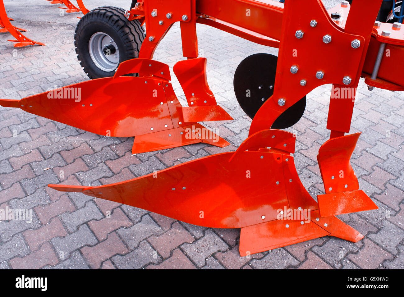 modern farm equipment in field Stock Photo - Alamy
