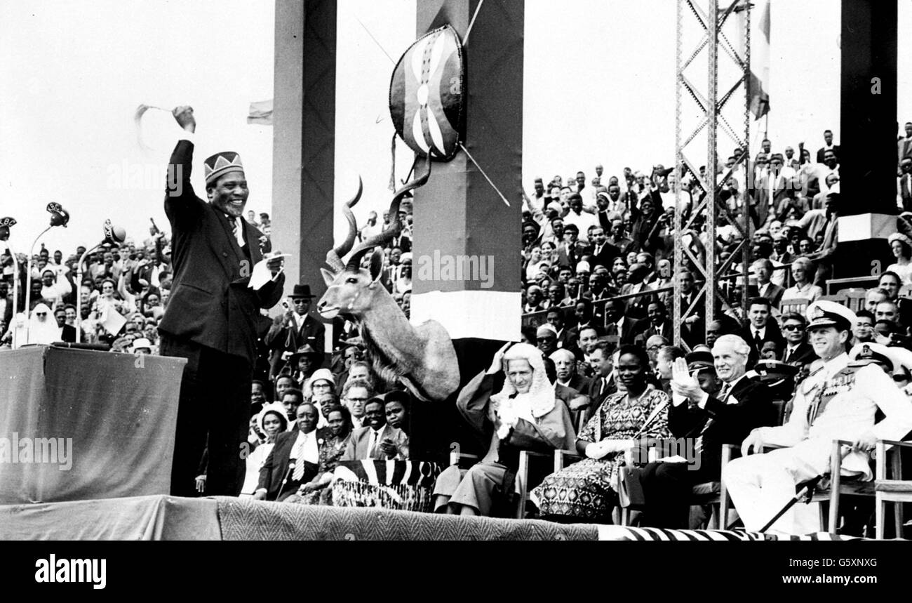 Politics - Kenyan Independence Ceremony - Nairobi Stock Photo - Alamy