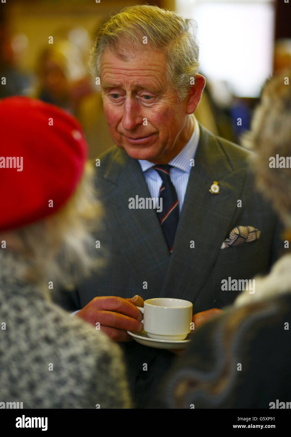Royal Devon visit Stock Photo - Alamy
