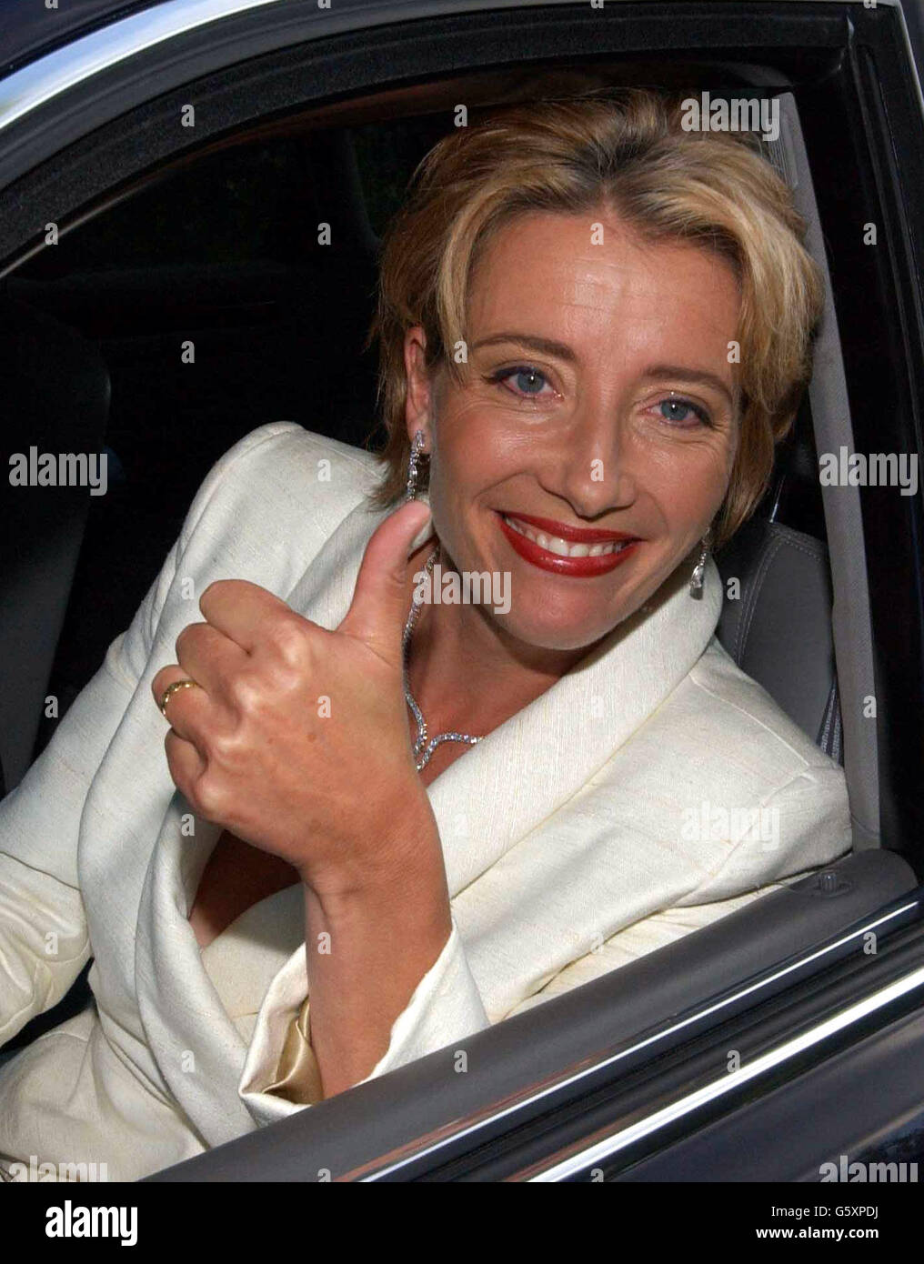 White Tie and Tiara Ball - Actress Emma Thompson Stock Photo - Alamy