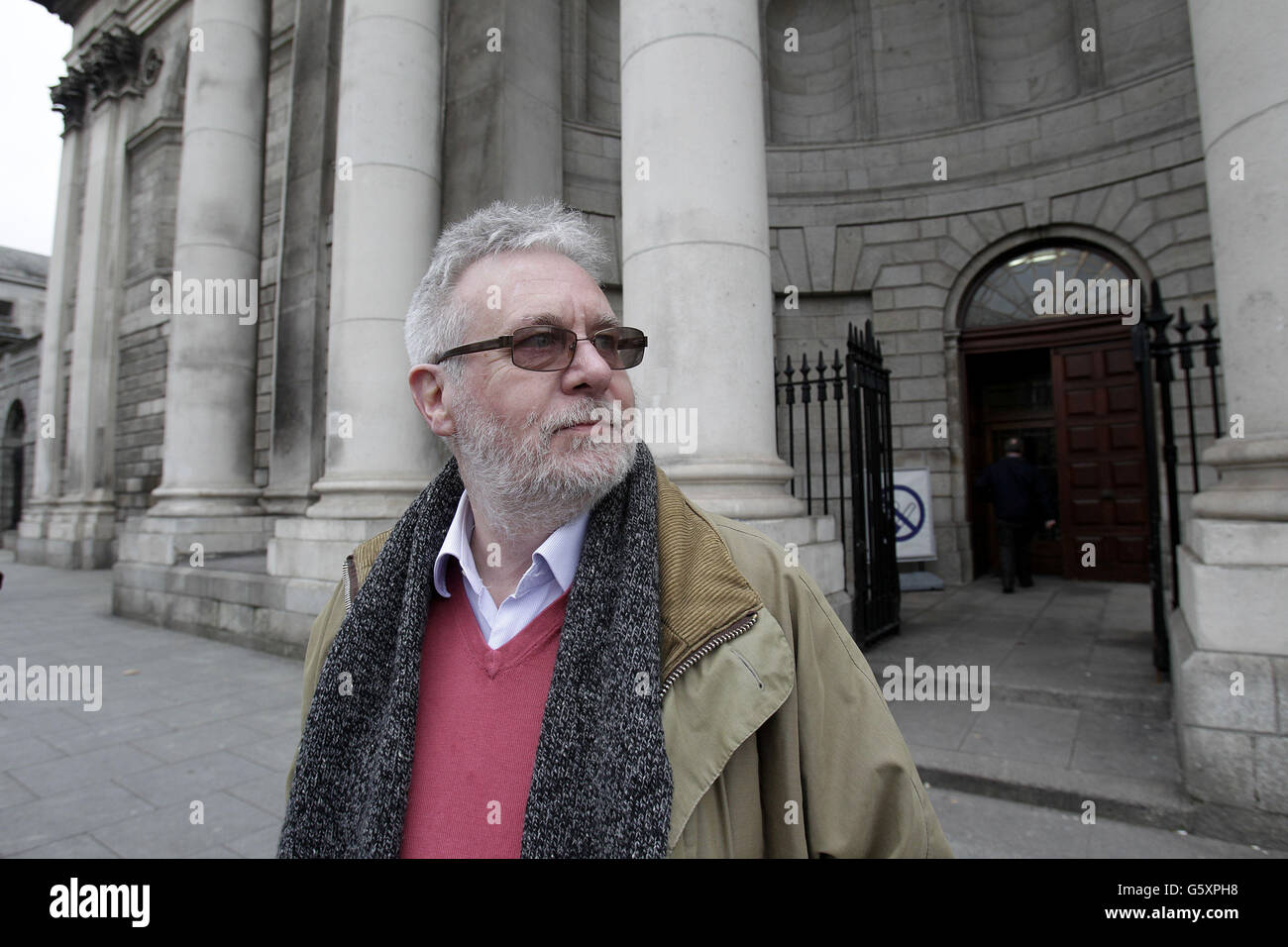 Tom Curran partner of terminally ill Marie Fleming outside the Four ...