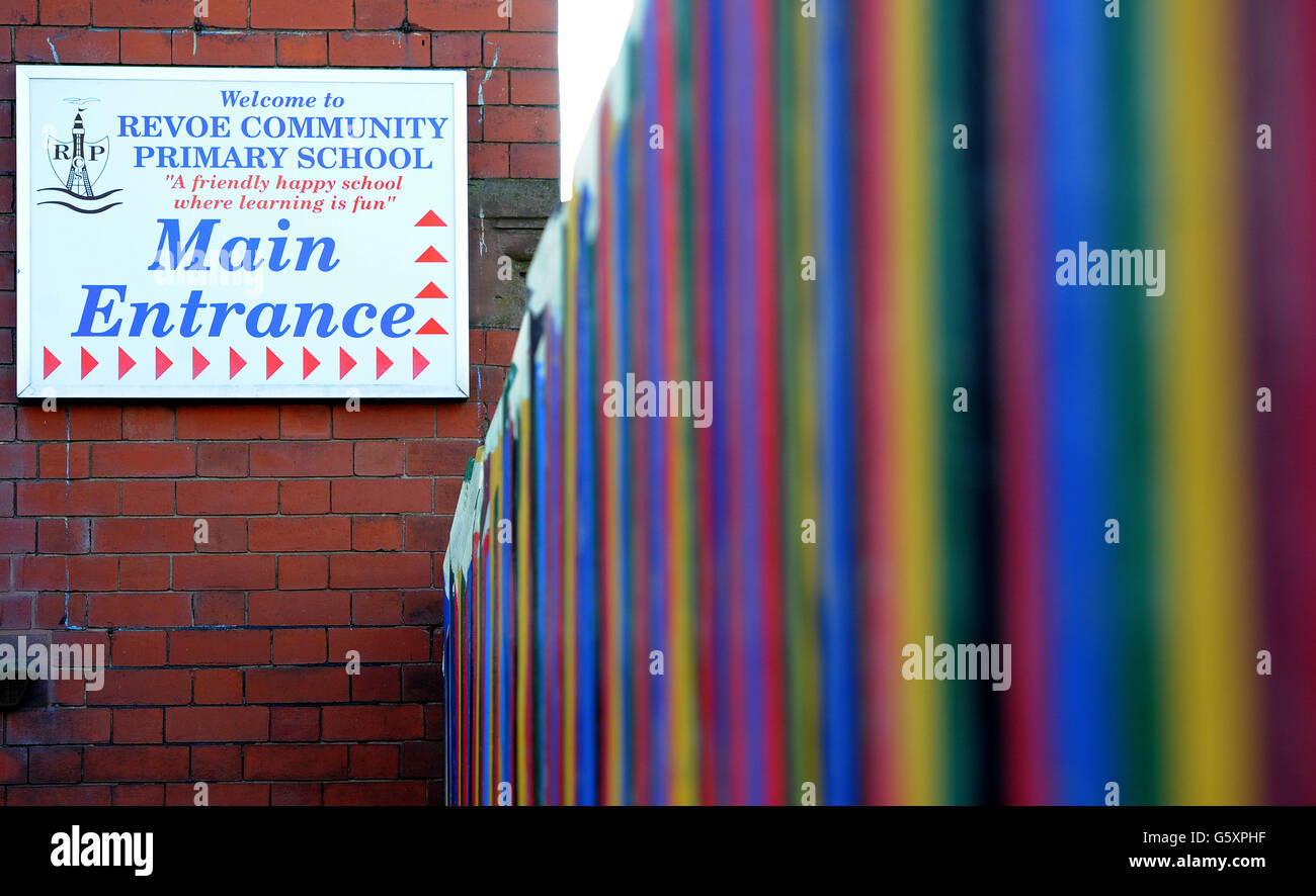 A General view of Revoe Community Primary School in Blackpool, where 6 ...
