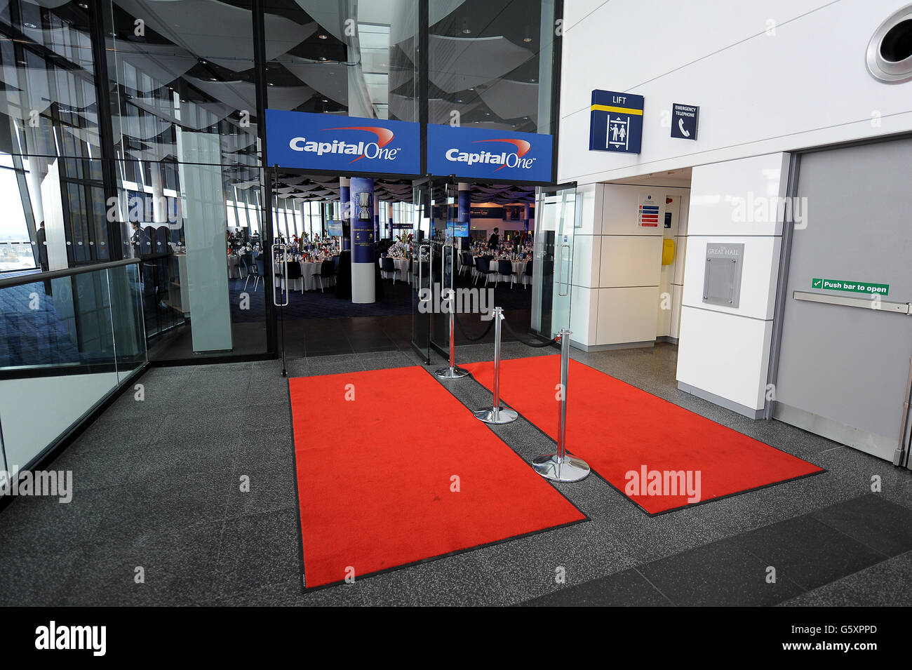 The hospitality entrance wembley stadium hi-res stock photography and ...