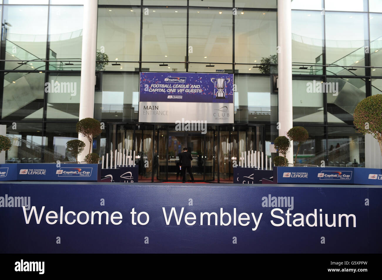Club wembley entrance wembley stadium hi-res stock photography and ...