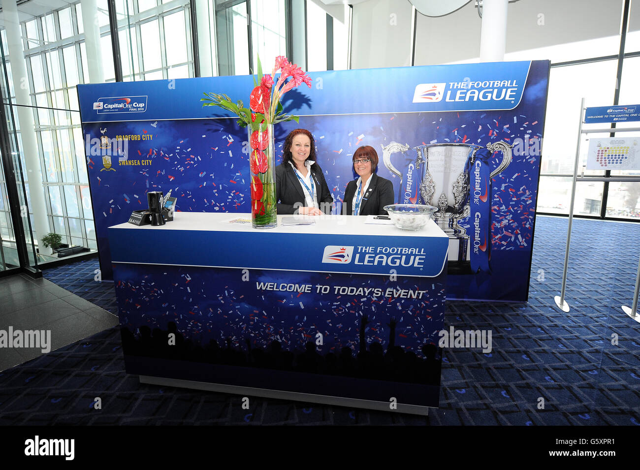 The hospitality entrance wembley stadium hi-res stock photography and ...