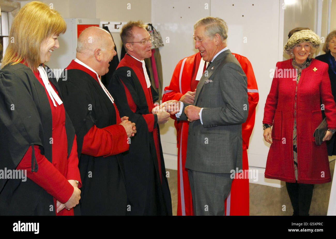 Royal Devon visit Stock Photo - Alamy